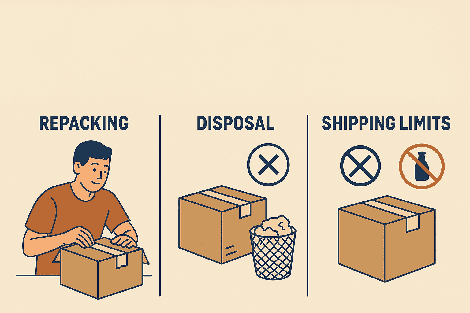 Package Services: Repacking & Disposal - ShipByMail